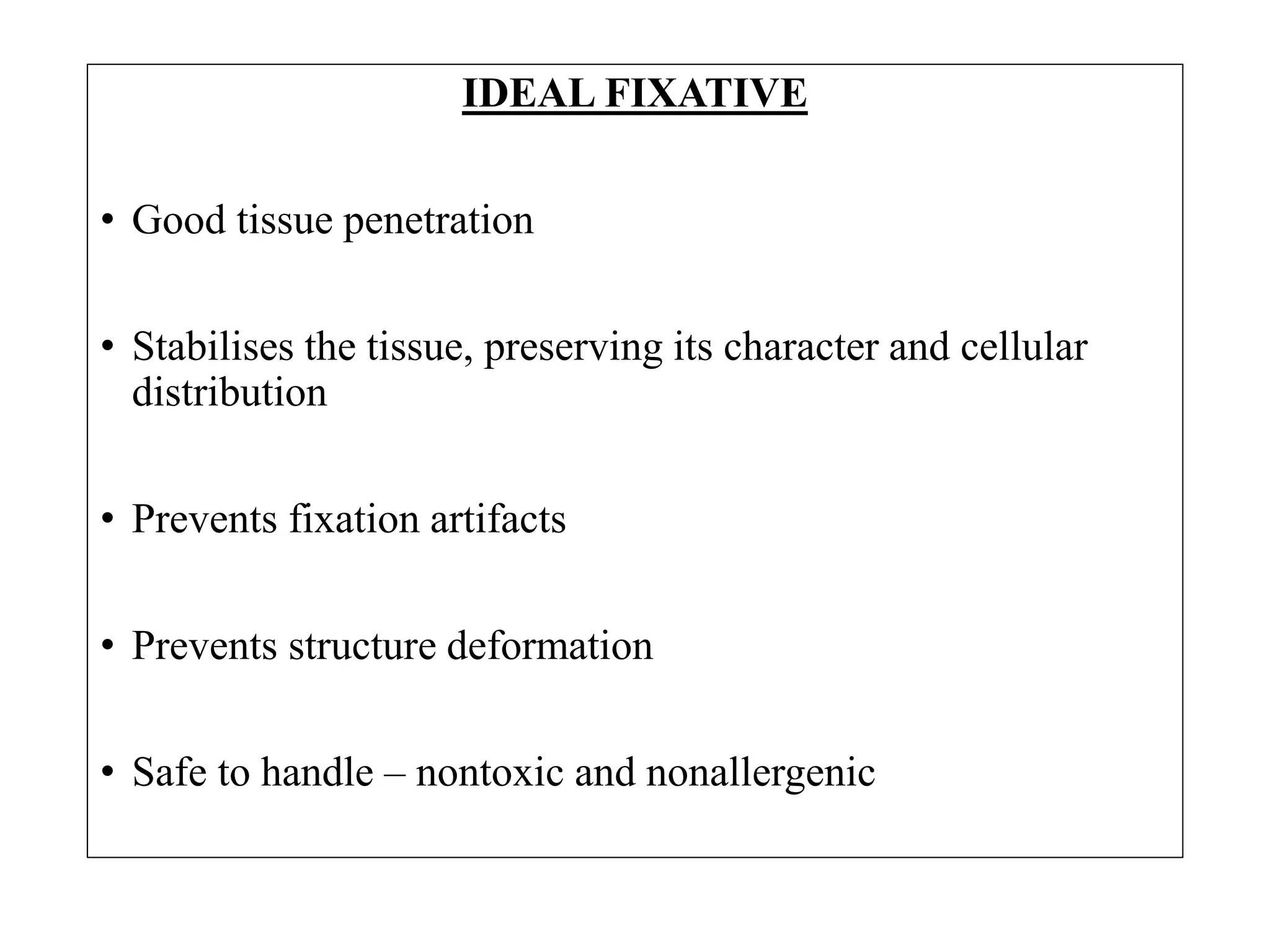 Small biopsy fixatives and their applications | PPTX
