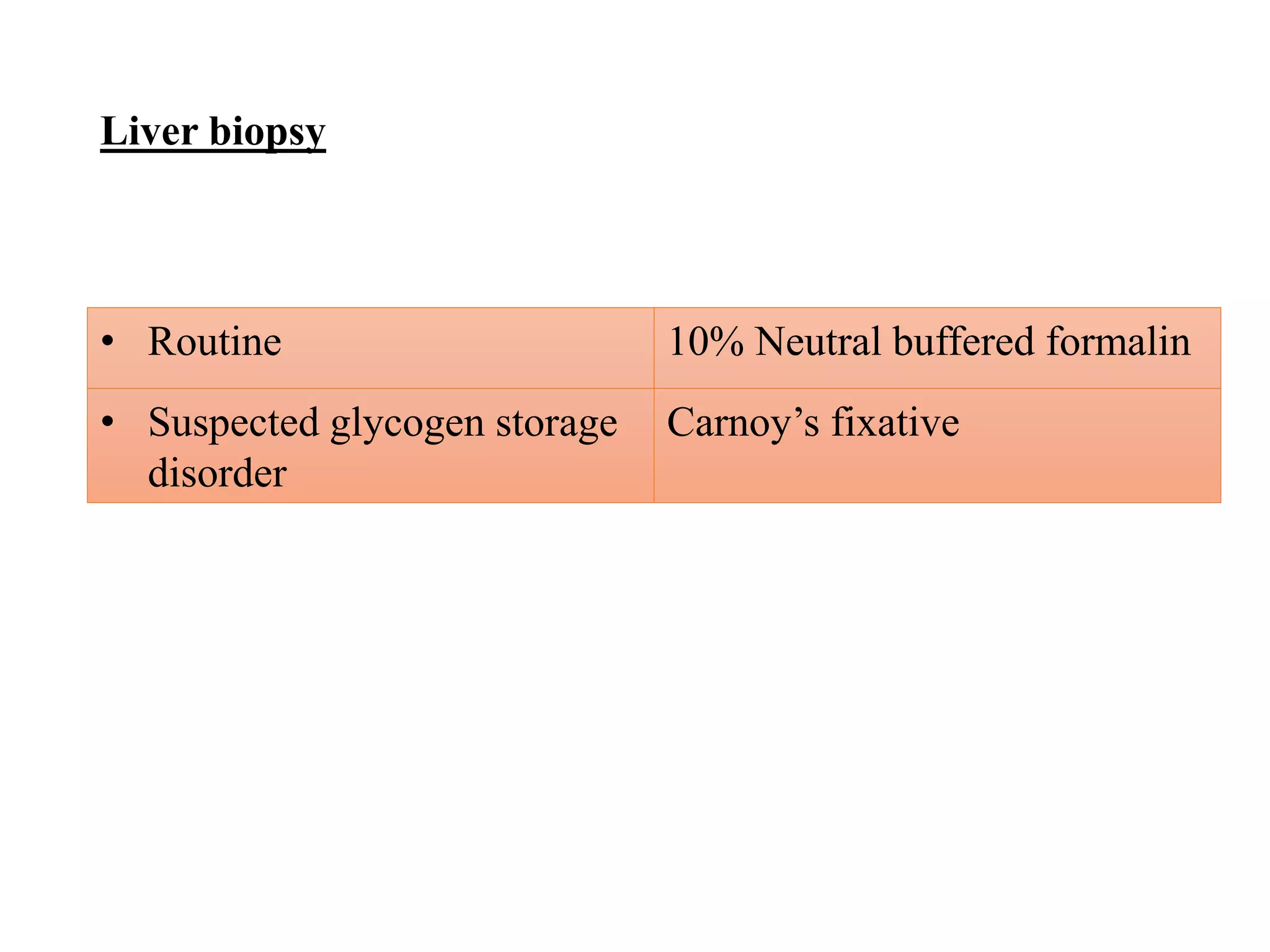 Small biopsy fixatives and their applications | PPTX