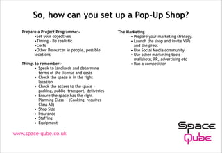 How can popup shops help to revive our high streets? | PDF | Grocery ...