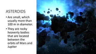 Small bodies in the solar system | PPT