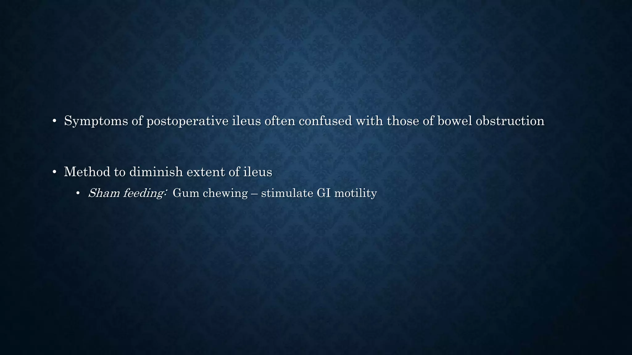 Small bowel obstruction | PPTX