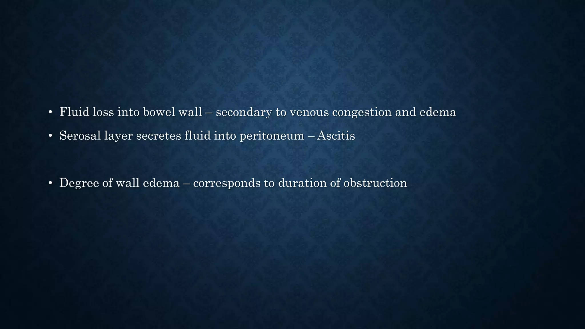 Small bowel obstruction | PPTX