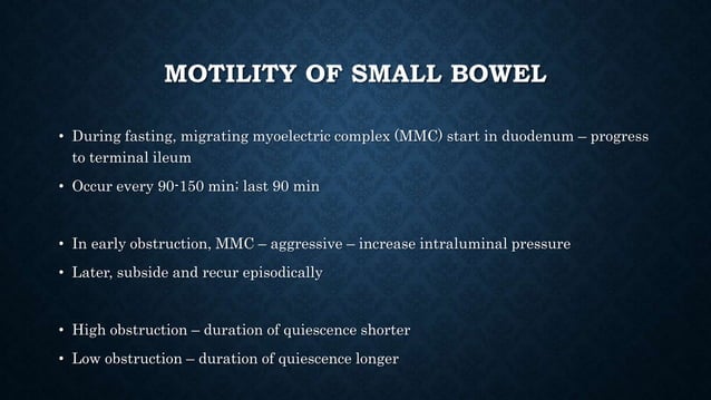 Small bowel obstruction | PPTX | Digestive Disorders | Diseases and ...