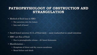 Small bowel obstruction | PPTX