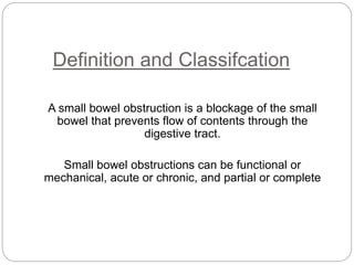Small Bowel obstruction presentation.pptx