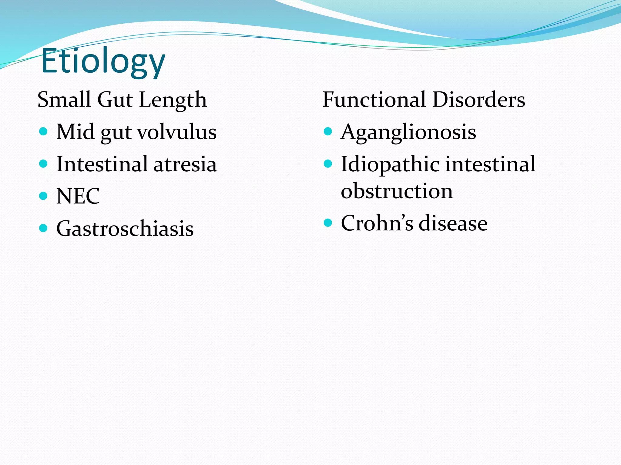 Short bowel syndrome | PPT
