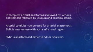 Small bowel tranplantation | PPTX