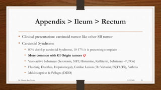 Small Bowel Tumor & Carcinoid Tumor (NET) | PPTX