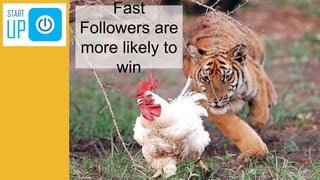 Small Biz vs. Start-Up, Fast Follower vs. First Mover | PPTX | Tablets ...