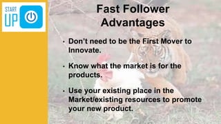 Small Biz vs. Start-Up, Fast Follower vs. First Mover | PPTX | Tablets ...