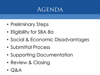 Small Business 8a Certifications | PPT