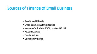 Small Business Financing in Entrepreneurship.pptx
