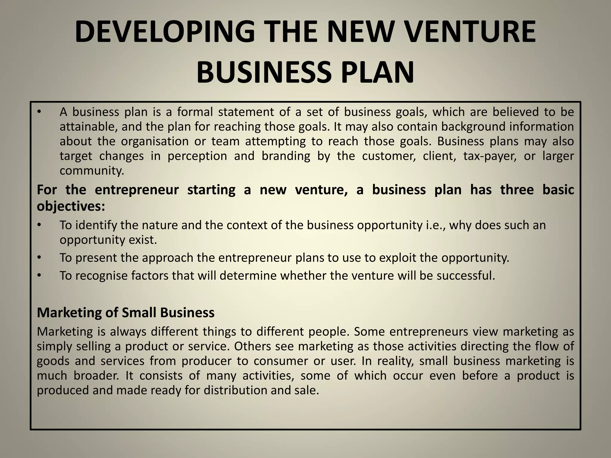 Small business management | PPTX