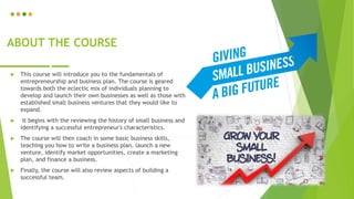 Small business management | PPTX