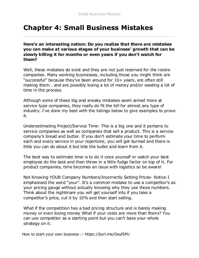 Small business mastery | PDF | Career Advice | Careers