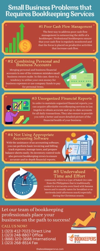 Small Business Problems that Requires Bookkeeping Service | PDF