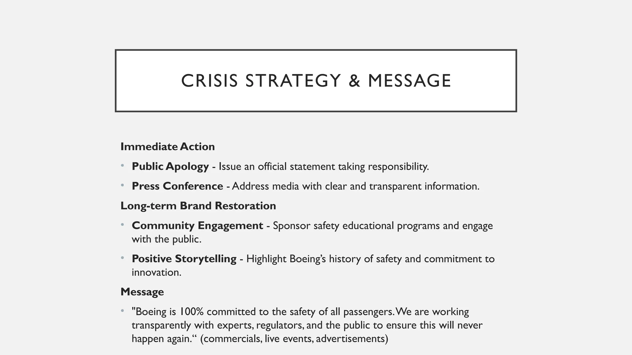 Small case assignment for Public Relations | PPT