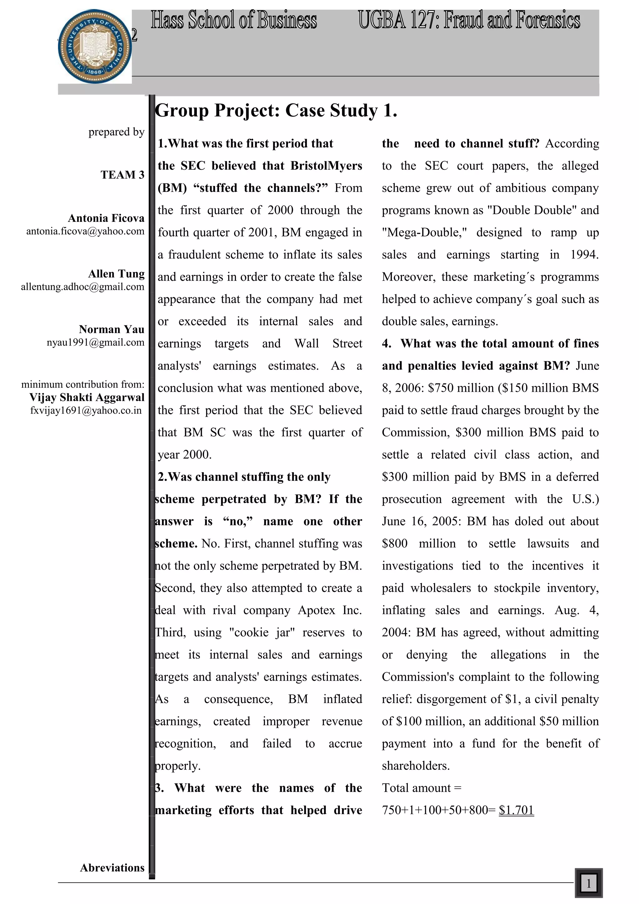 Stuffed the channels | DOC