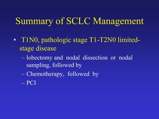 Small cell lung cancer | PPTX