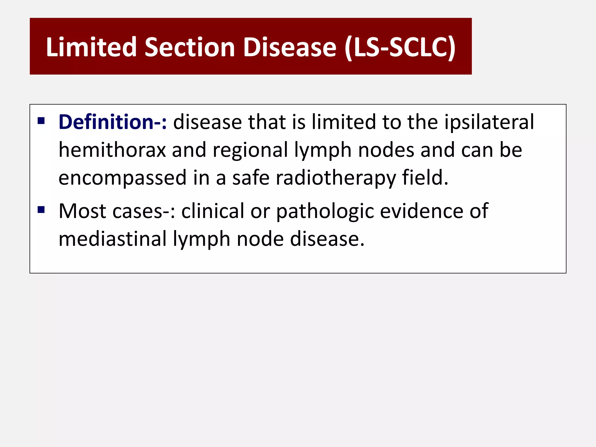 Small Cell Lung Cancer Management by Dr.Tinku Joseph | PPTX