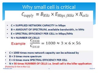 4G / LTE Small cells deployment & challenges | PPT