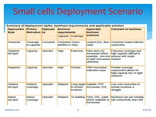 4G / LTE Small cells deployment & challenges | PPT