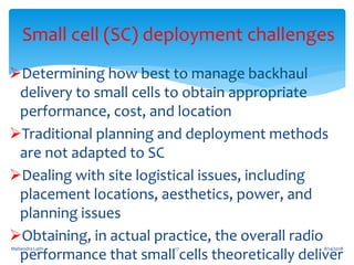 4G / LTE Small cells deployment & challenges | PPT