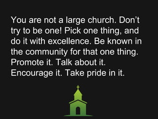 Small church big potential | PPT