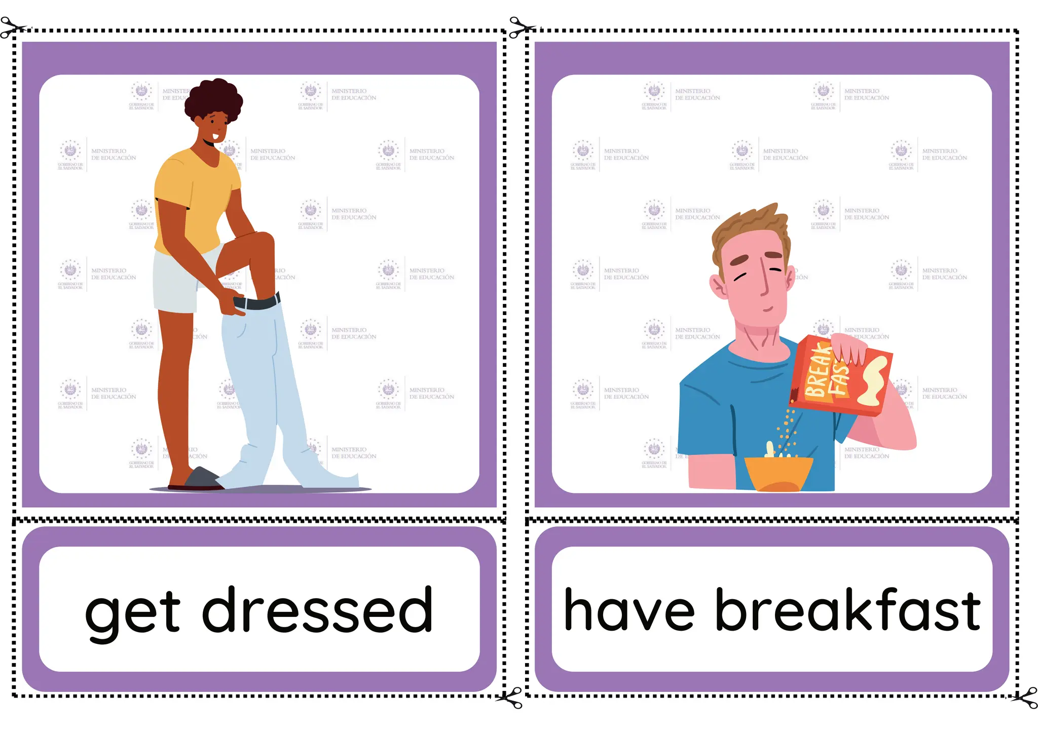 Small Daily Activities Flashcards.pdf..... | PDF