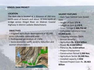 Small dam projects in pakistan | PPTX