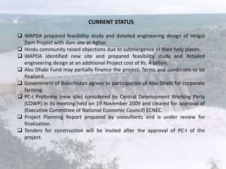 Small dam projects in pakistan | PPTX