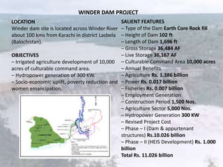 Small dam projects in pakistan | PPTX
