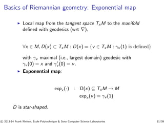 On approximating the Riemannian 1-center | PPT