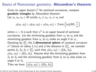On approximating the Riemannian 1-center | PPT