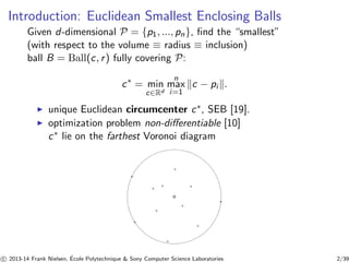 On approximating the Riemannian 1-center | PPT