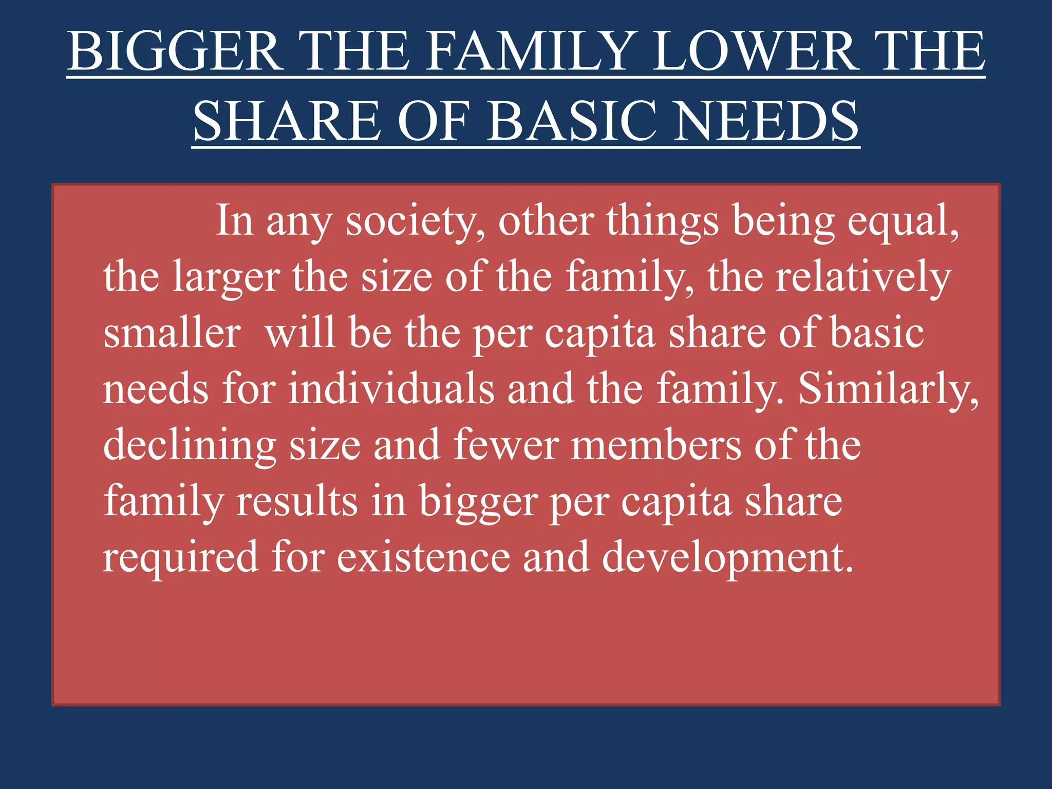Small family norm - Community Health Nursing | PPTX