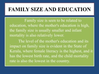Small family norm - Community Health Nursing | PPTX