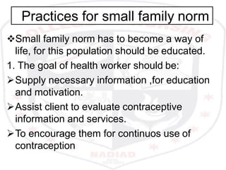 Small family norm | PPSX