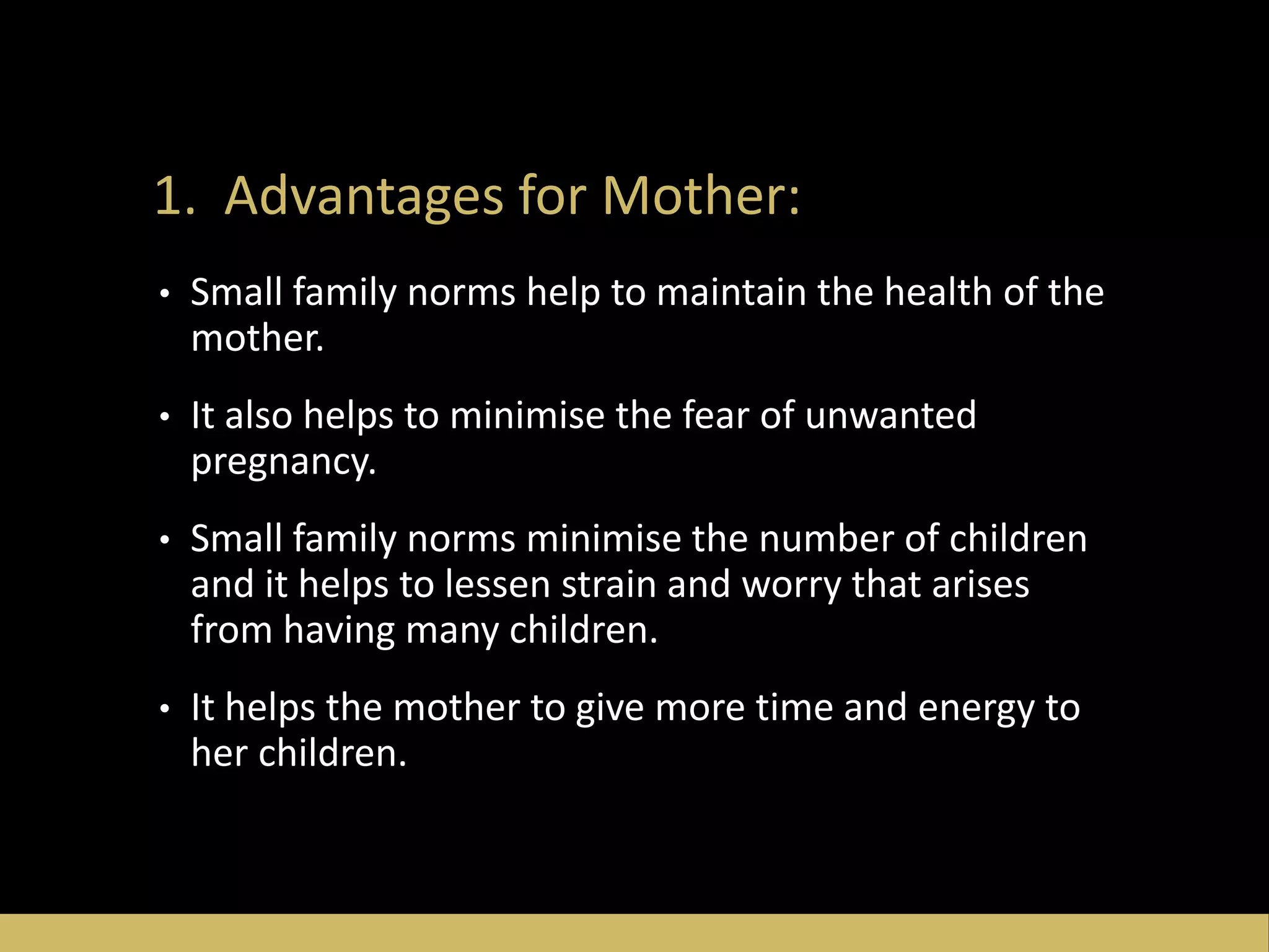 Small family norms | PPTX