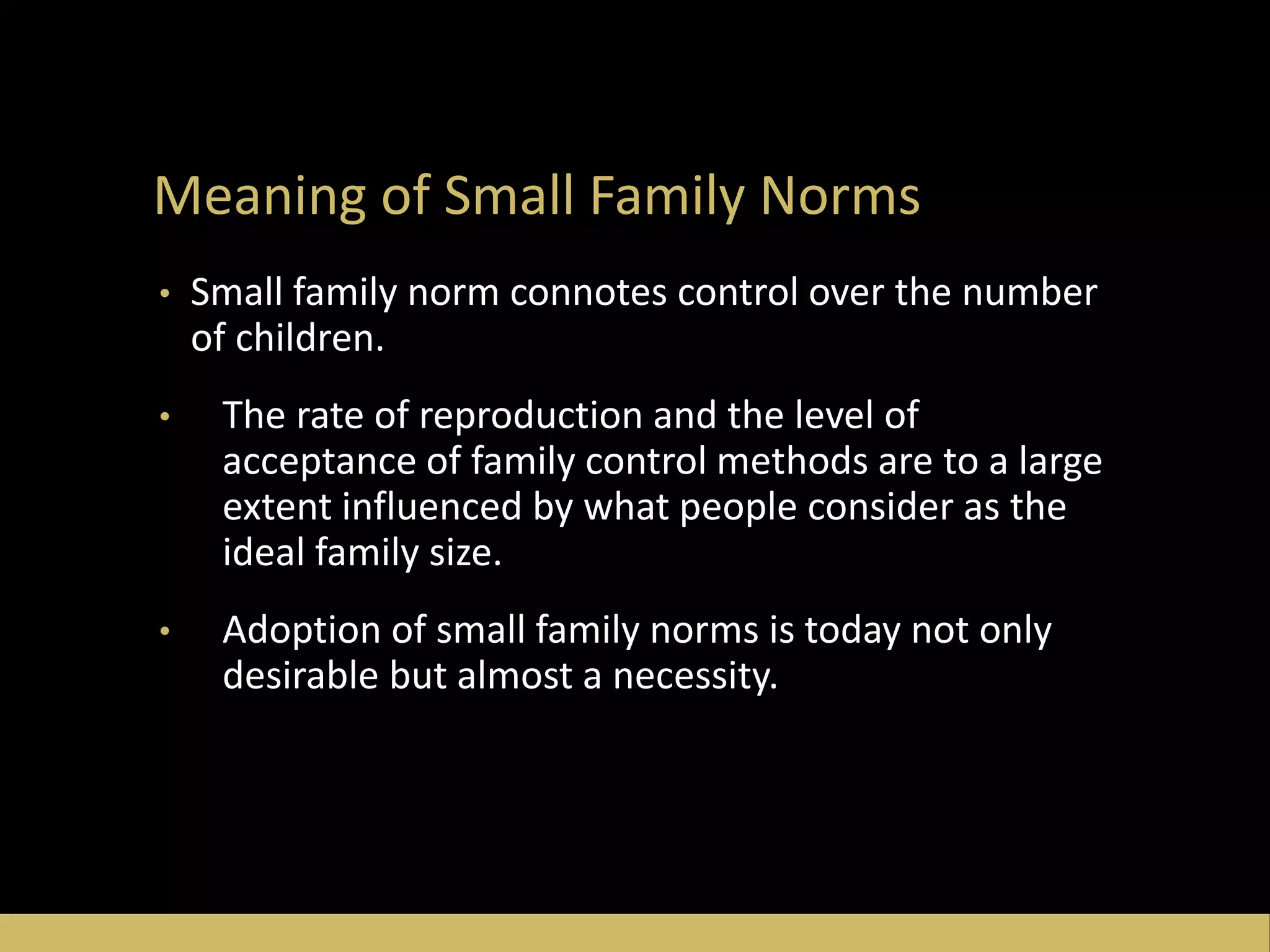 Small family norms | PPTX