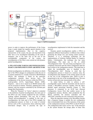 Small form factor cognitive radio implemented via fpga partial reconfiguration replacing a wired ...
