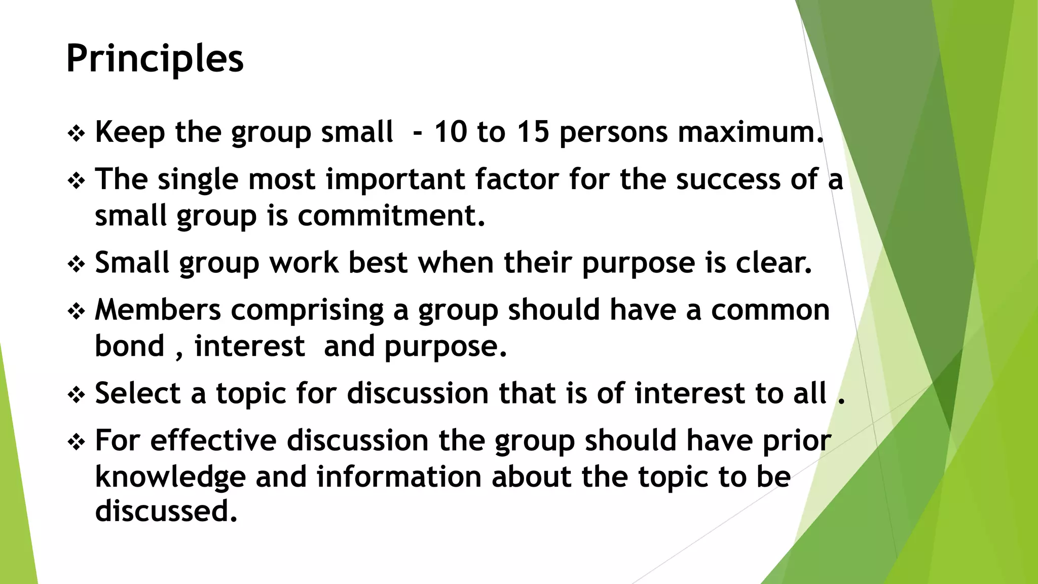 Small group discussion and buzz group method | PPTX
