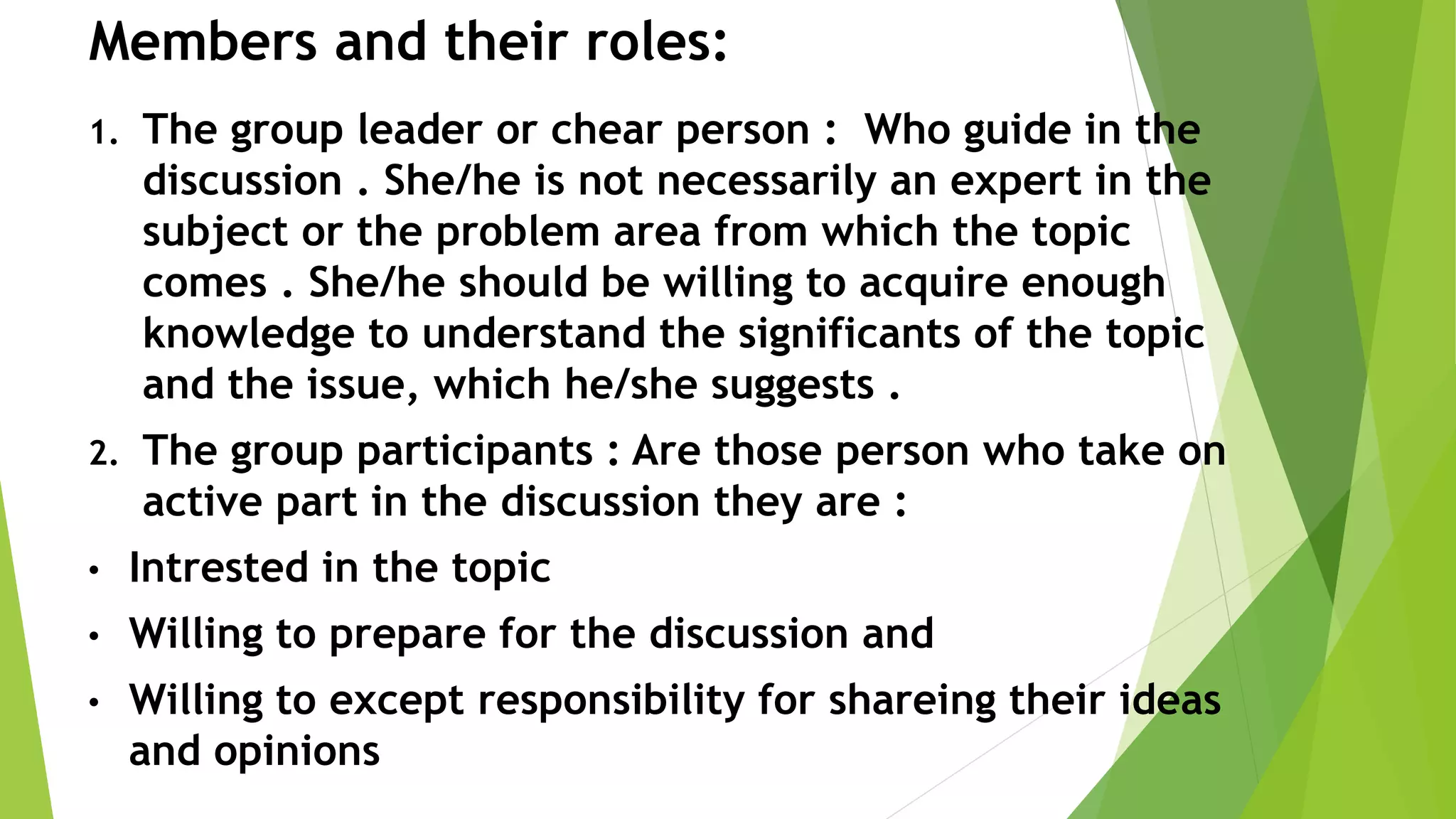 Small group discussion and buzz group method | PPTX