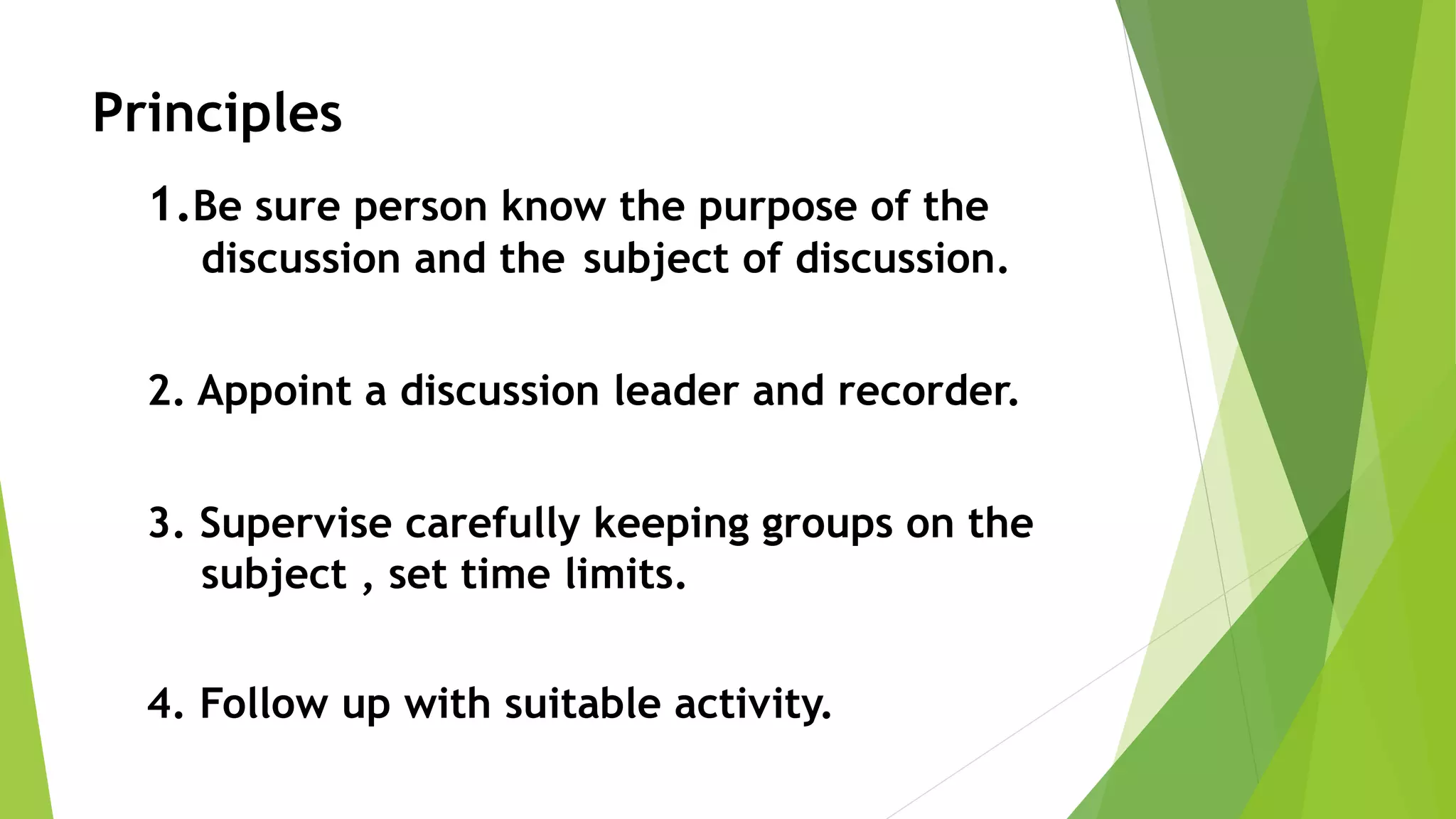 Small group discussion and buzz group method | PPTX