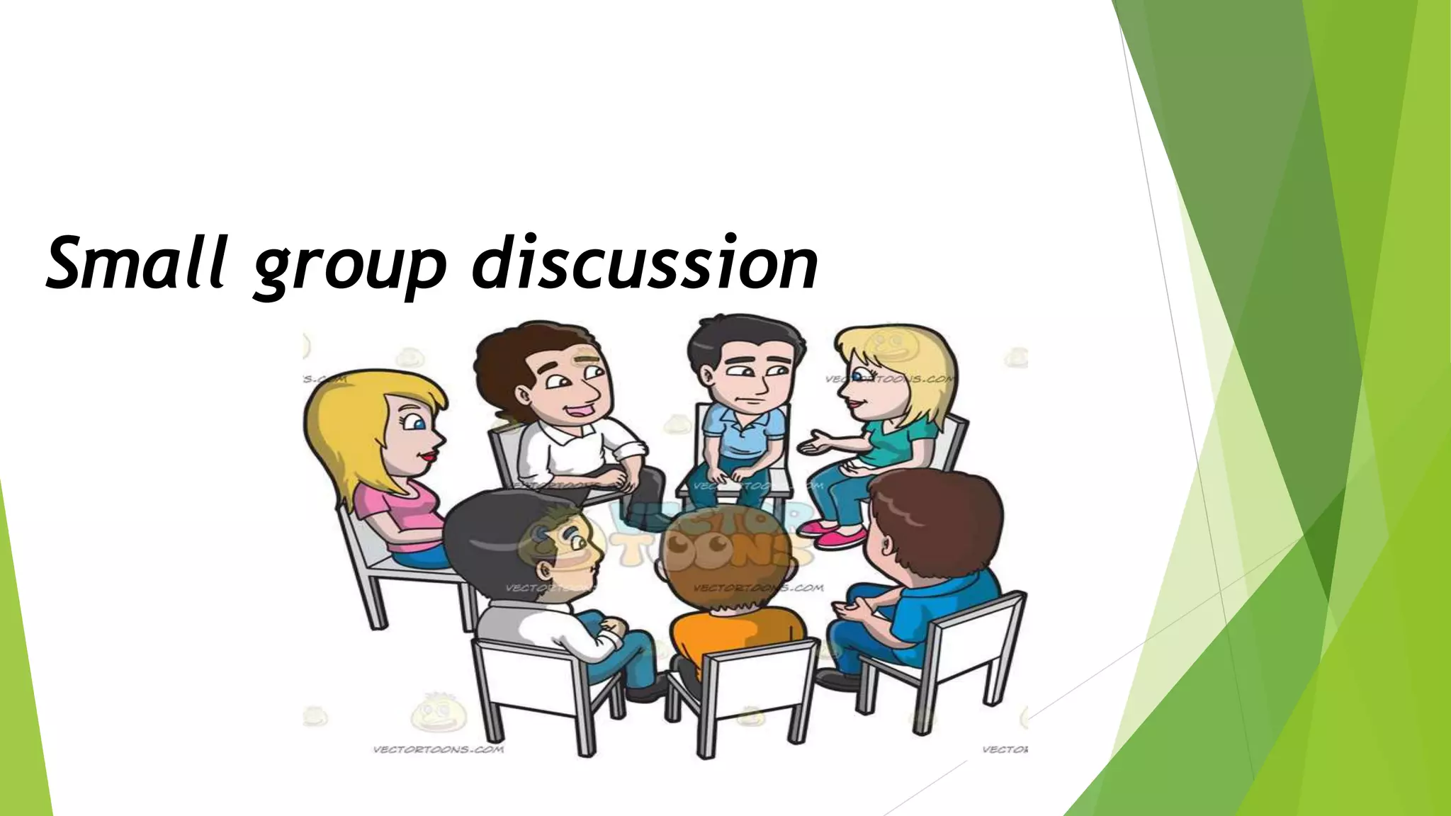 Small group discussion and buzz group method | PPTX