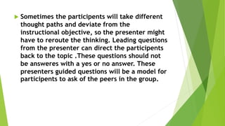 Small group discussion and buzz group method | PPTX