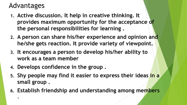 Small group discussion and buzz group method | PPTX | Educational ...