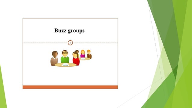 Small group discussion and buzz group method | PPTX | Educational ...
