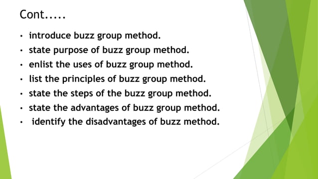 Small group discussion and buzz group method | PPTX | Educational ...