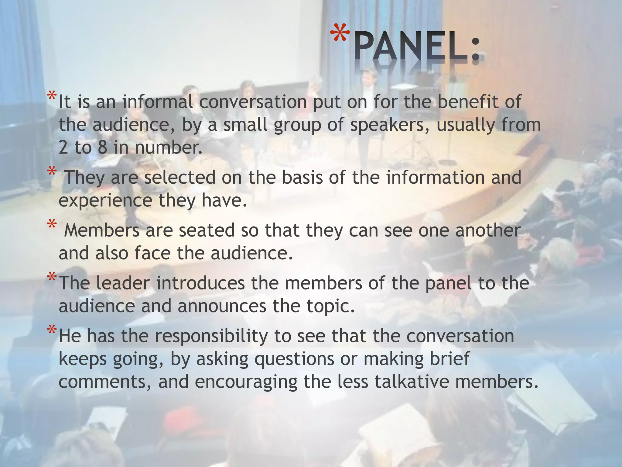 Small group discussion techniques | PPTX